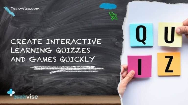 Create Awesome Interactive Learning Quizzes and Games