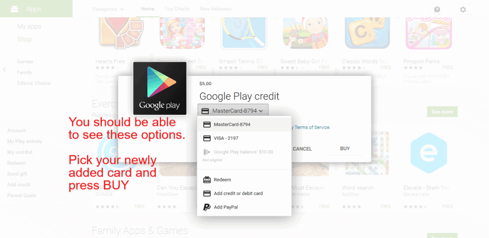 Purchase from US or UK Google Play Store from anywhere - TechVise